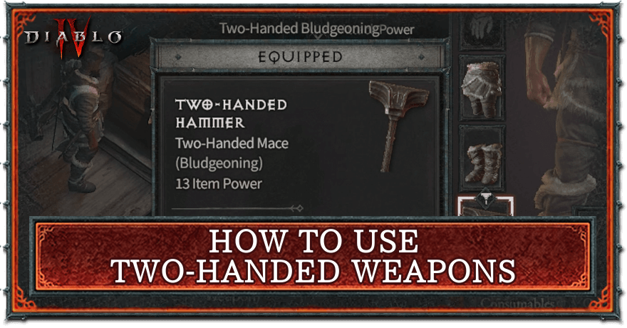 How to Switch Barbarian Weapons and Use Two-Handed Weapons | Diablo 4 ...