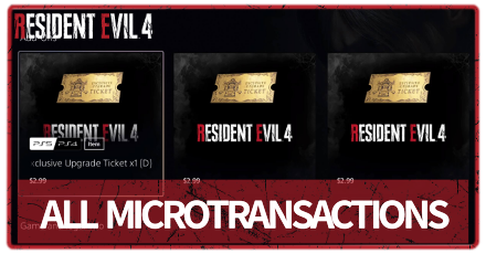 All Microtransactions Available | Resident Evil 4 Remake (RE4)｜Game8