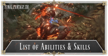 List of All Abilities and Skill Cooldowns | Final Fantasy 16 (FF16)｜Game8