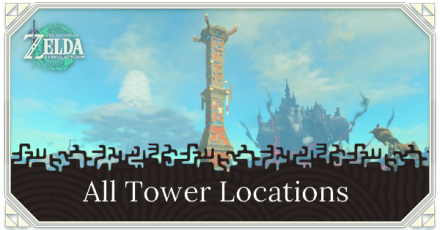 Skyview Tower Map: Tower Order and Locations | Zelda: Tears of the ...