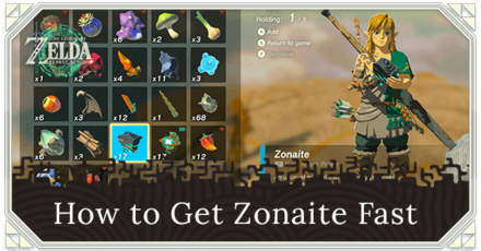 How to Get Zonaite Fast | Zelda: Tears of the Kingdom (TotK)｜Game8