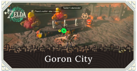 Goron City Location: Shops and Points of Interest | Zelda: Tears of the Kingdom (TotK)｜Game8