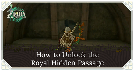 How to Unlock Royal Hidden Passage | Zelda: Tears of the Kingdom (TotK)｜Game8