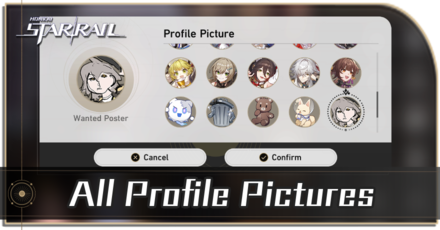 All Profile Pictures | Honkai: Star Rail｜Game8