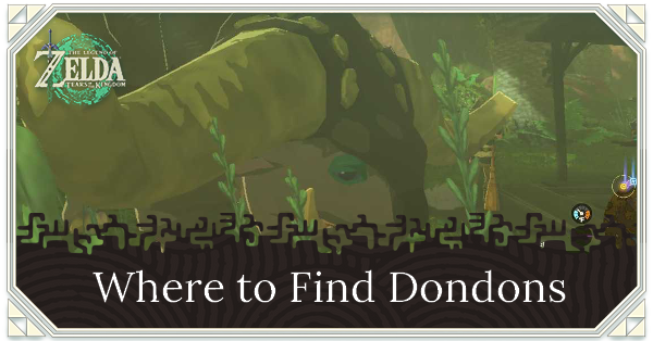 Where to Find Dondons | Zelda: Tears of the Kingdom (TotK)｜Game8