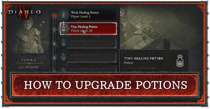 How to Upgrade the Healing Potion | Diablo 4 (D4)｜Game8