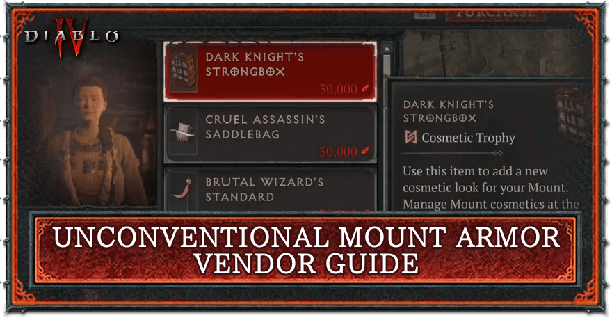 Unconventional Mount Armor Vendor Guide | Diablo 4 (D4)｜Game8