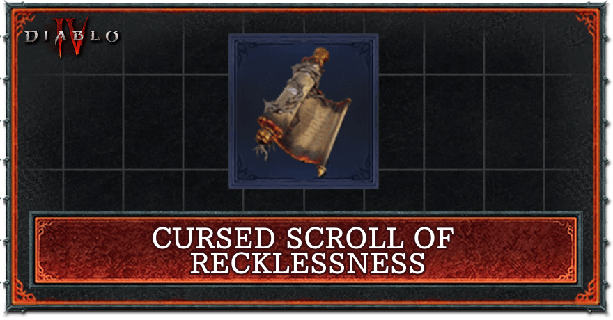 How to Get Cursed Scroll of Recklessness | Diablo 4 (D4)｜Game8