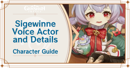 Sigewinne Release Date and Details | Genshin Impact｜Game8