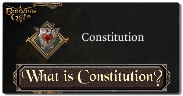 What is Constitution? | Baldur's Gate 3 (BG3)｜Game8