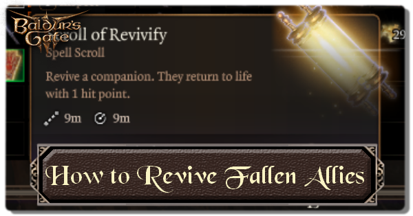 How to Revive Fallen Allies | Baldur's Gate 3 (BG3)｜Game8