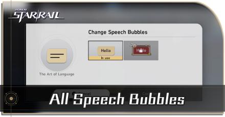 All Speech Bubbles | Honkai: Star Rail｜Game8