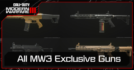 Call Of Duty Modern Warfare 3 Guns