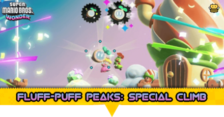 Special World Entrance Fluff-Puff Peaks: Special Climb to the Beat ...