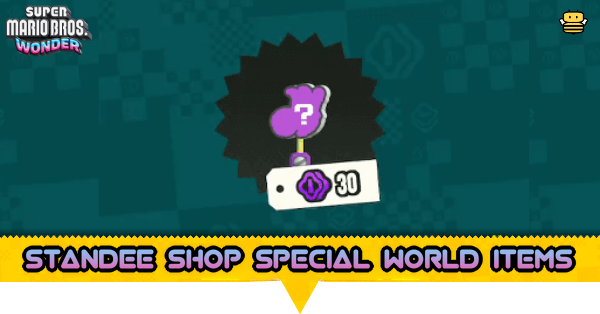 Standee Shop Special World Items | Super Mario Wonder｜Game8
