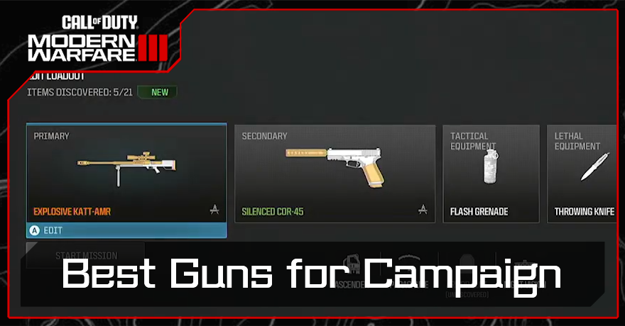 Best Guns for Campaign | Call of Duty Modern Warfare 3 (MW3)｜Game8