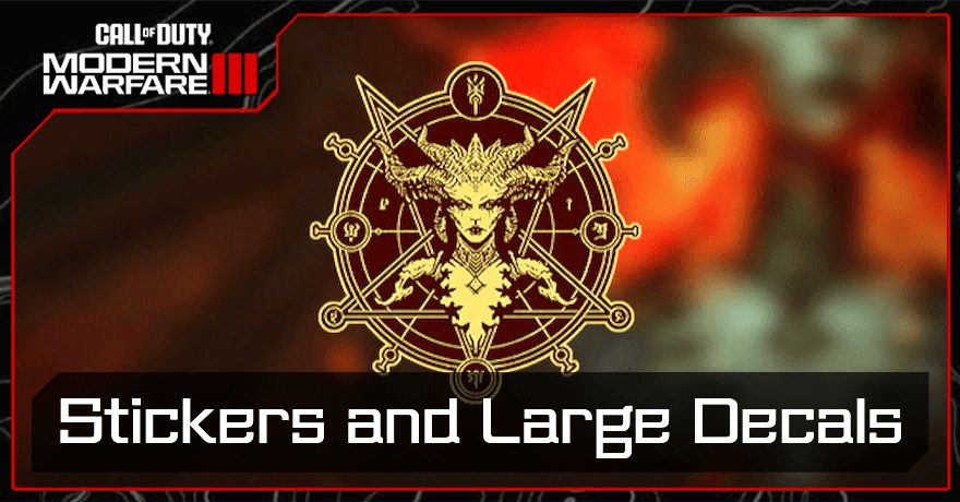 List of Stickers and Large Decals | Call of Duty Modern Warfare 3 (MW3 ...