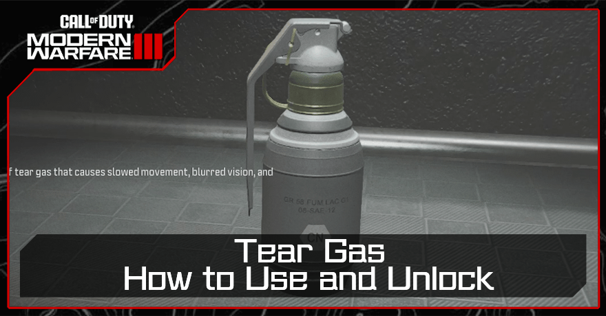 Tear Gas - How to Use and Unlock | Call of Duty Modern Warfare 3 (MW3 ...