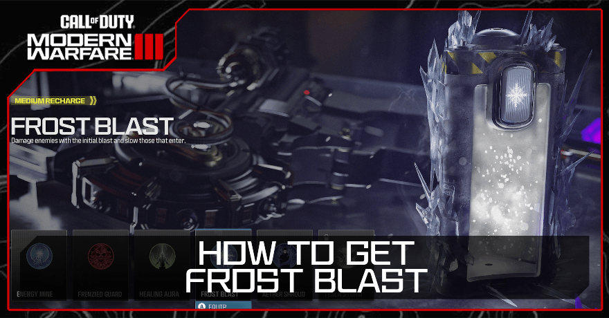 How to Get Frost Blast Field Upgrade | Call of Duty Modern Warfare 3 ...