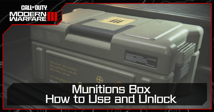 Munitions Box - How to Use and Unlock | Call of Duty Modern Warfare 3 ...