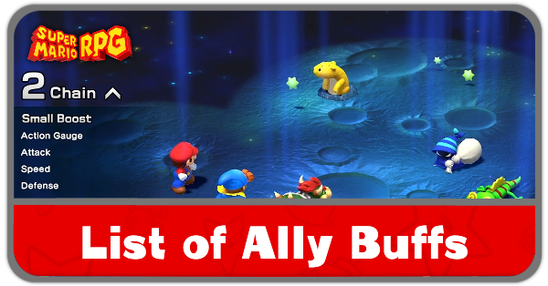 List of Ally Buffs | Super Mario RPG Remake｜Game8