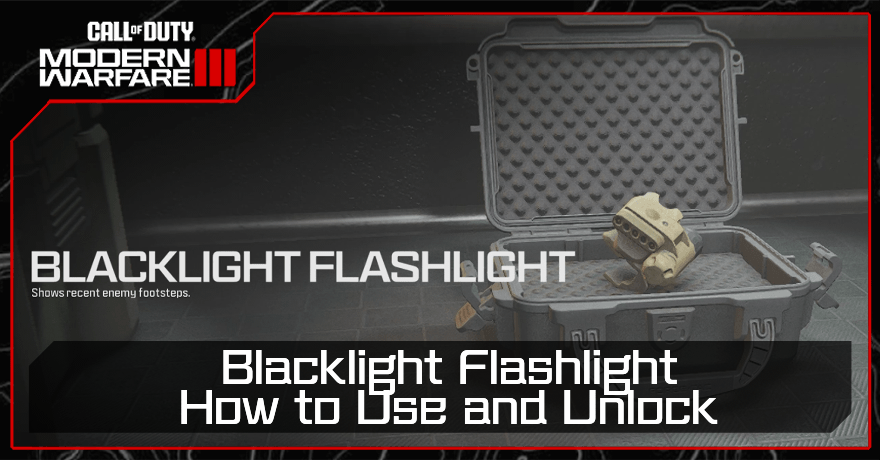 How to Get Blacklight Flashlight Kills | Call of Duty Modern Warfare 3 ...