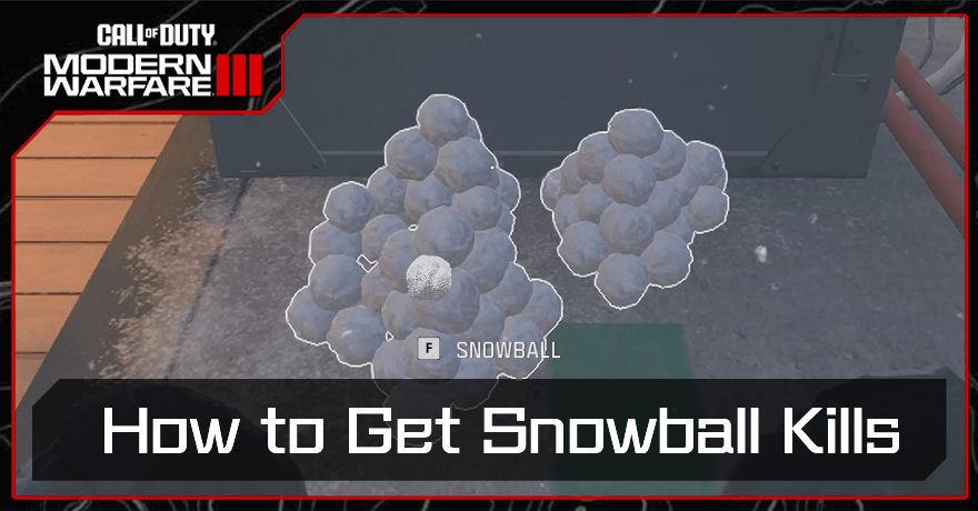 How to Get Kills with Snowballs | Call of Duty Modern Warfare 3 (MW3)｜Game8