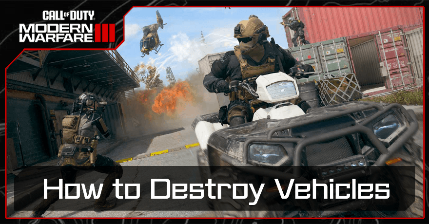 How to Destroy Vehicles with a Recommended Weapon | Call of Duty Modern ...