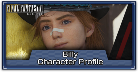 Billy Voice Actor and Character Profile | FF7 Rebirth｜Game8
