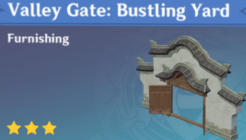 How to Get Valley Gate: Bustling Yard Furnishing | Genshin Impact｜Game8