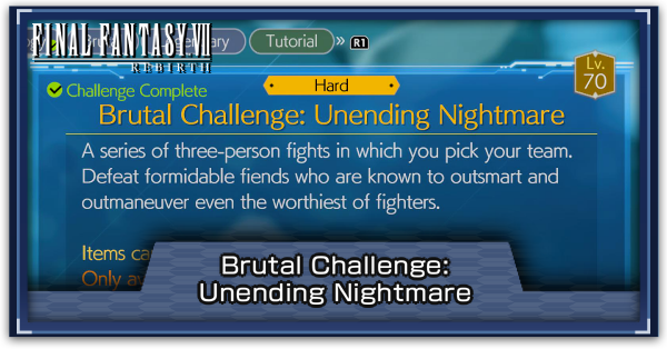 How to Beat Brutal Challenge: Unending Nightmare | FF7 Rebirth｜Game8