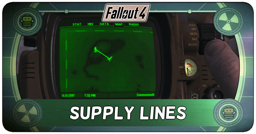 Supply Lines Map and How to Set Up | Fallout 4 (FO4)｜Game8