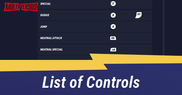List of Controls and How to Change Controls | MultiVersus｜Game8