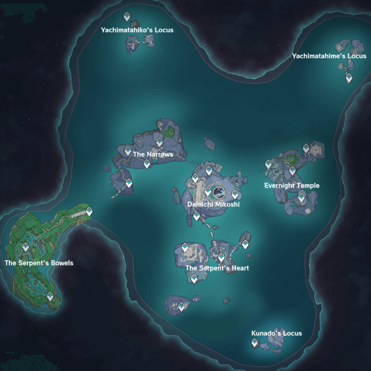 Genshin Impact Interactive World Map Genshin Impact Anemoculus Genshin