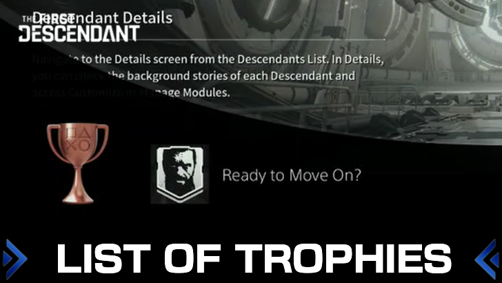 Trophies Guide: How to Get All Trophies | The First Descendant｜Game8