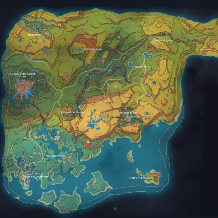 Genshin Impact Interactive Map Genshinimpact UPDATE: HoYoLAB Teyvat