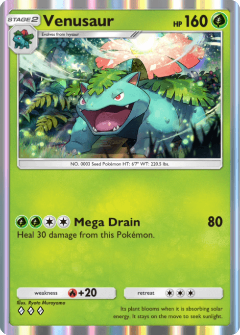 Grass Type Pokemon Cards Grass Type PokemonCard