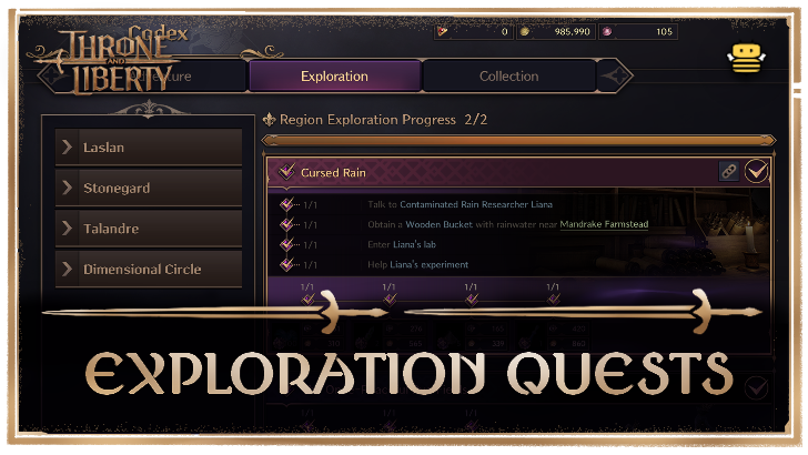 All Exploration Quests | Throne and Liberty (TL)｜Game8