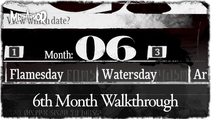 6th Month (June) Walkthrough and Schedule Guide | Metaphor: ReFantazio ...