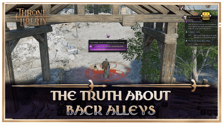 How to Follow Arkeum's Trail: The Truth About Back Alleys | Throne and ...