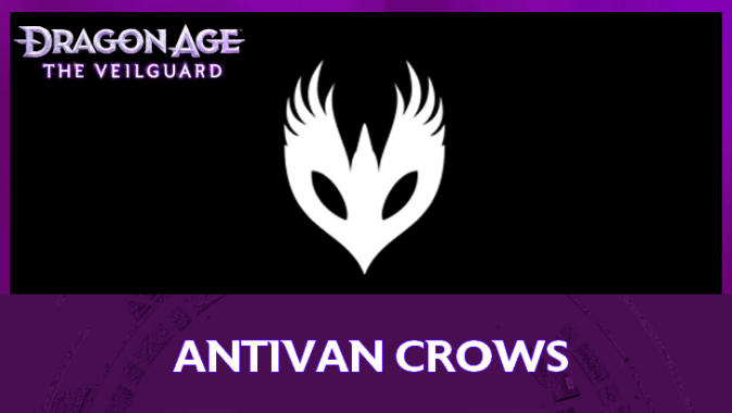 Antivan Crows Faction Armor and Bonuses Guide | Dragon Age: The ...