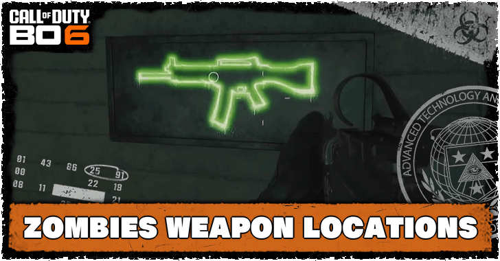 All Zombies Weapon Locations | Call of Duty Black Ops 6 (BO6)｜Game8