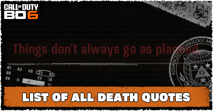 Black Ops Quotes
