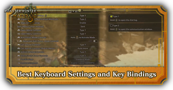 Best Keyboard Settings and Key Bindings | Monster Hunter Wilds｜Game8