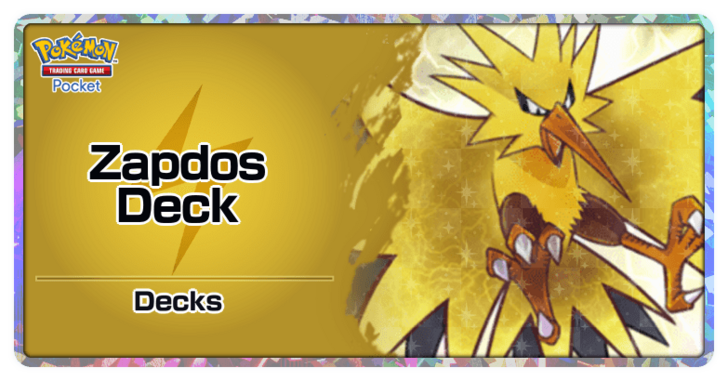 Zapdos Deck Strategy Guide and Card List | Pokemon TCG Pocket (PTCGP)｜Game8