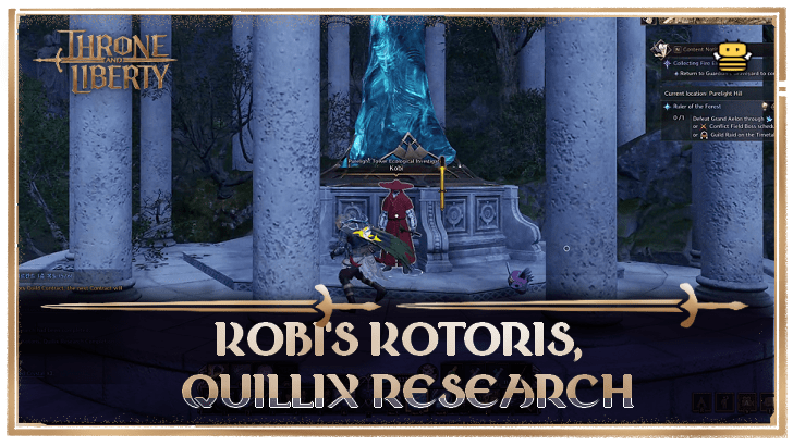 Kobi's Kotoris, Quillix Research Walkthrough and Rewards | Throne and ...