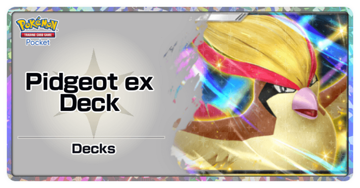 Pidgeot ex Deck Strategy Guide and Card List | Pokemon TCG Pocket ...