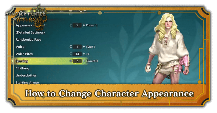 How to Change Character Appearance | Monster Hunter Wilds｜Game8