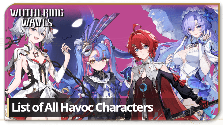 List of All Havoc Characters | Wuthering Waves (WuWa)｜Game8