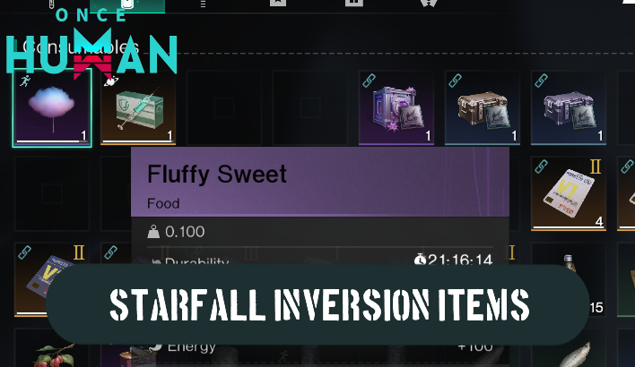 List of All Starfall Inversion Items | Once Human｜Game8